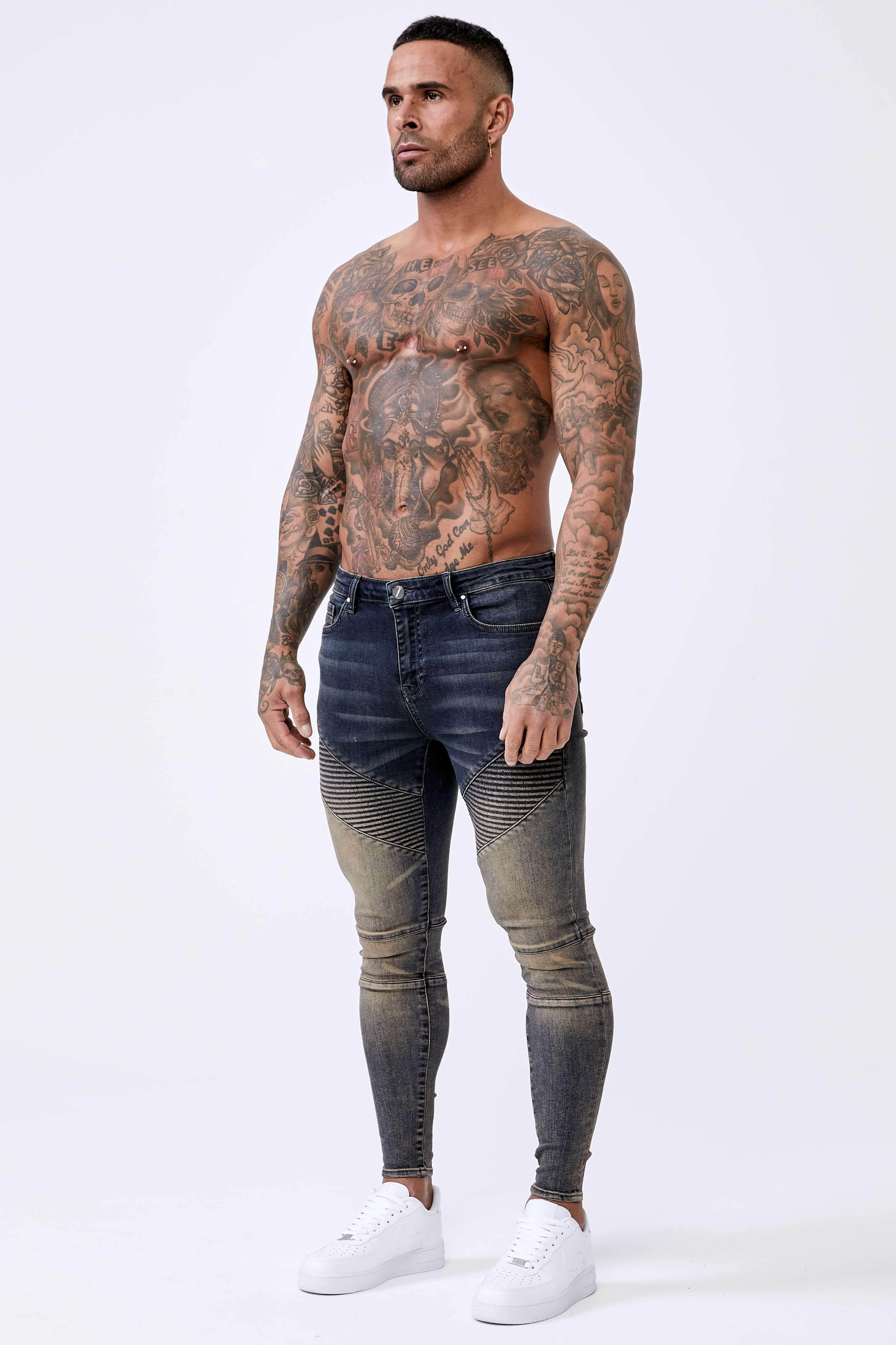Rust Wash Biker - Spray-On Jeans – legendlondon-eu