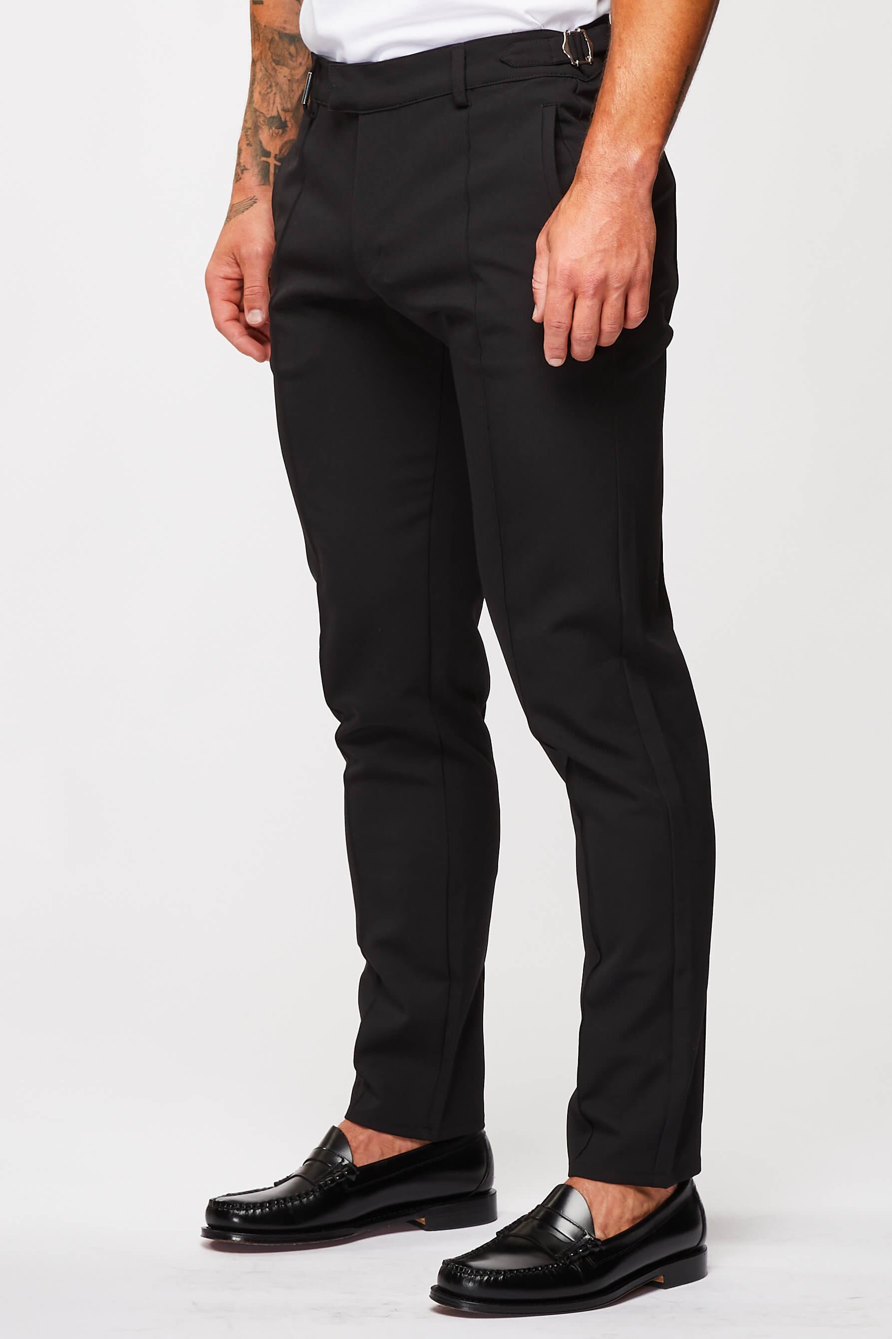 Straight Leg Smart Pant - Black – legendlondon-eu